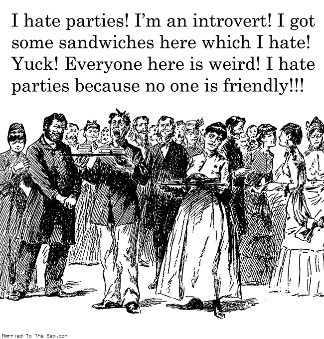 Married To The Sea by @drewtoothpaste - i hate parties